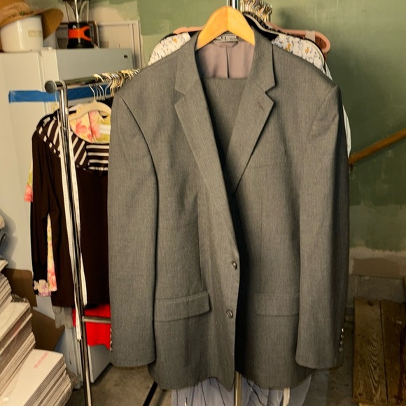 Bert Pulitzer | Suits & Blazers | Bert Pulitzer 52 L Mens Gray Suit ...